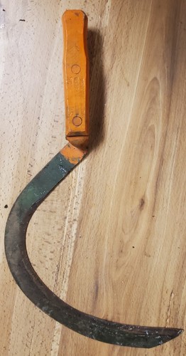 Antique Hand Scythe Grim Reaper Sickle Swift Garden Hook Soviet Iron ...