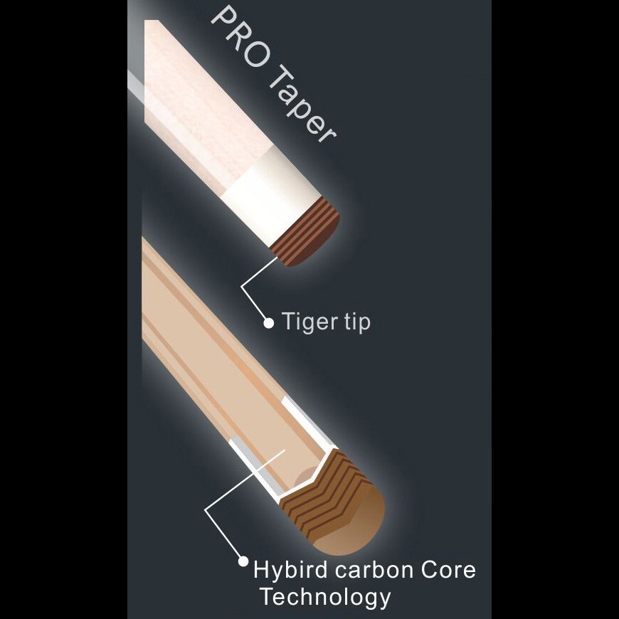 Champion constellation Billiard pool cue-CN-3, A white or Black Hard ...