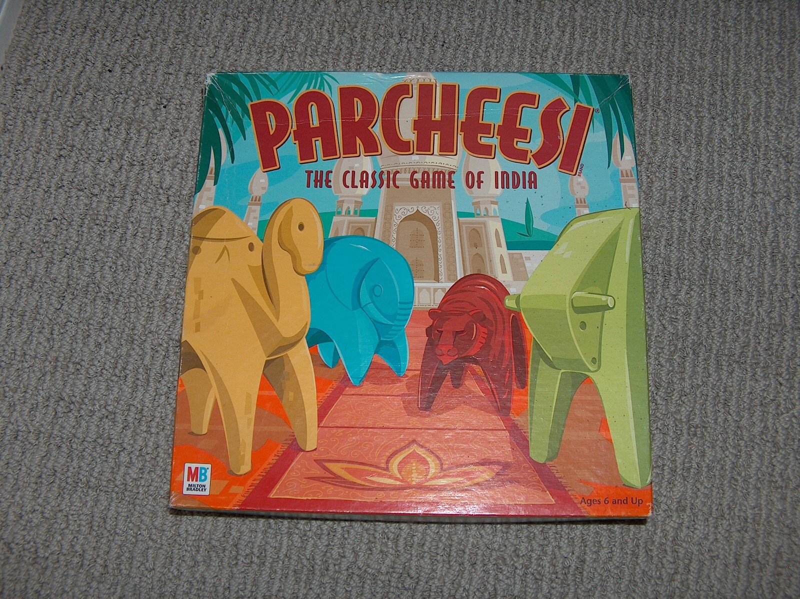Parcheesi The Classic Game of India 2001 Milton Bradley Board Game ...