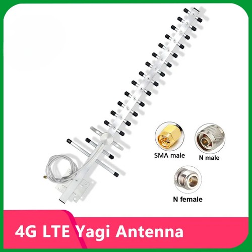 28dBi Antenna Wireless Yagi Directional Aerial SMA N Male for Signal ...