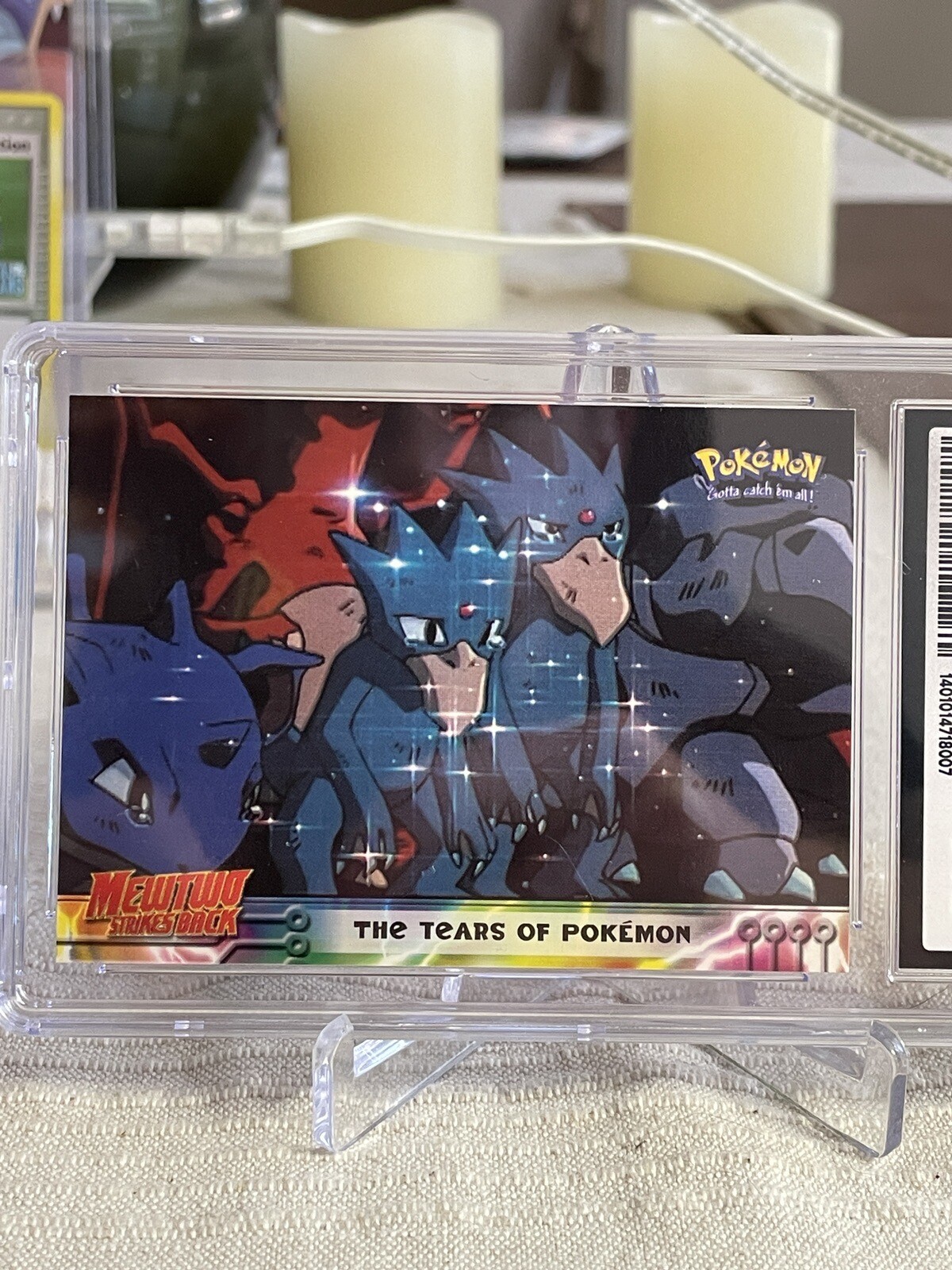 Pokémon TCG The Tears of Pokemon Pokemon Topps Mewtwo Strikes Back 37 ...