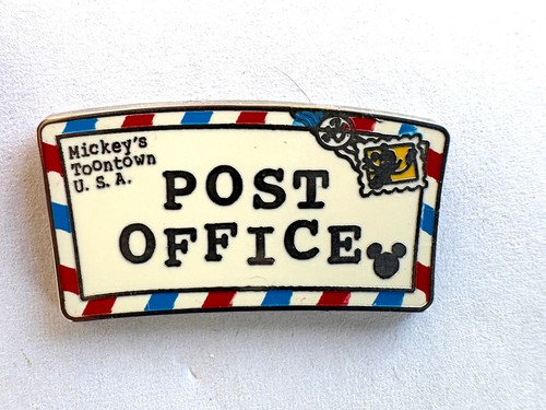 Disney DLR Hidden Mickey 2018 Toontown Signs Post Office Completer ...