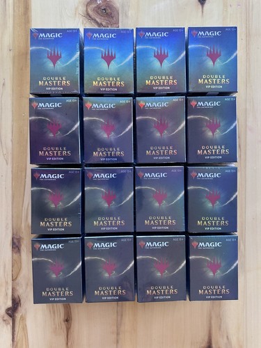 Magic The Gathering MTG Double Masters VIP Edition Booster Box Factory ...