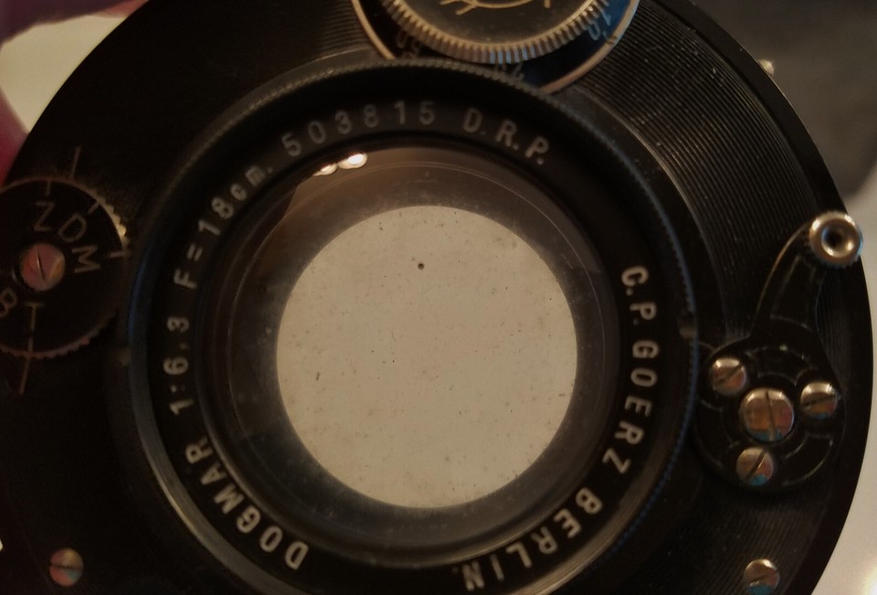 Antique C.P. Goerz Berlin Dogmar 1:6.3 18 c.m Compur Lens + Various ...