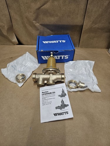 Watts LF25AUB-S-DU 3/4 PRESSURE Reducing Valve Integral Bypass EDP ...