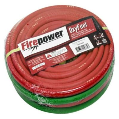 Firepower 1412-0021,1/4" X 25' Dual R Grade Oxy Fuel Hose FREE SHIP ...