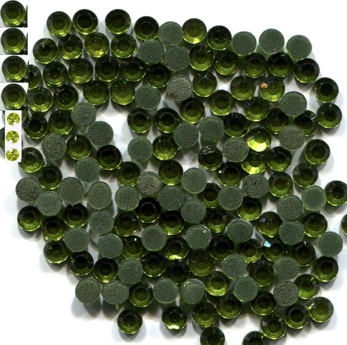 Rhinestones PERIDOT 2mm 6ss Hot Fix 2 Gross 288 Pieces | eBay
