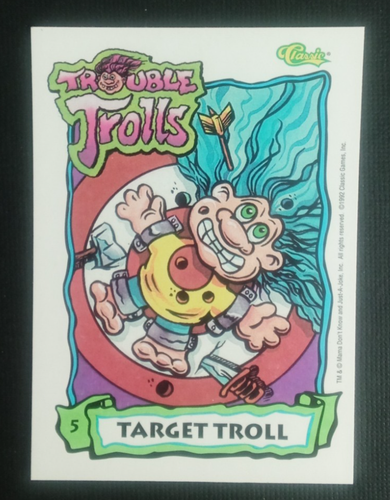 1992 Classic Trouble Trolls Card Target Troll #5 | eBay