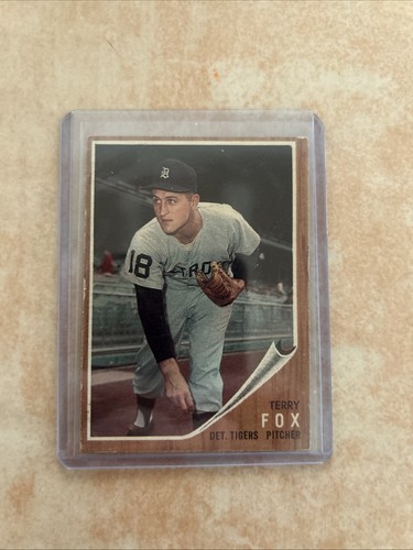 1962 Topps TERRY FOX #196 Detroit Tigers | eBay