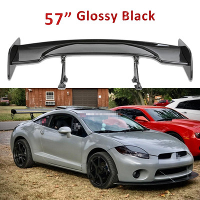 For Mitsubishi Eclipse Coupe Glossy Black 57" Rear Spoiler Wing Truck ...