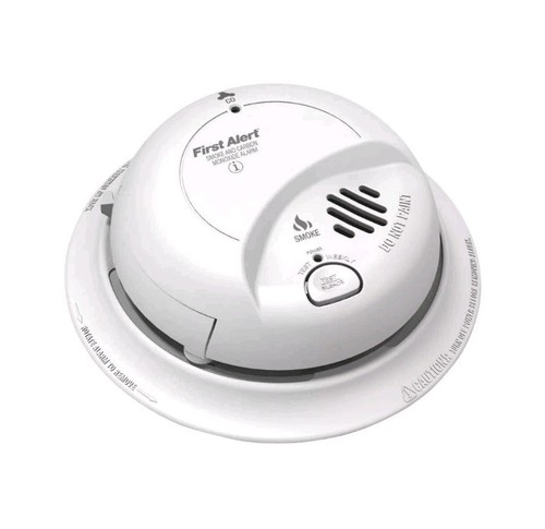 First Alert SC9120B Hardwired Smoke & Carbon Monoxide CO Detector w ...