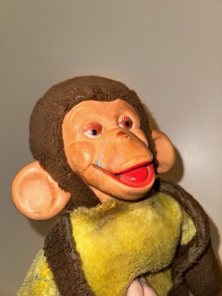 1950s Gerber ATLANTA Plush/18" Rubber Faced Monkey ORIGINAL COND | eBay