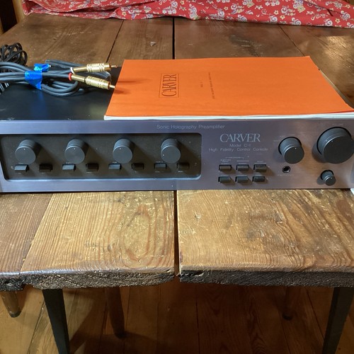 Carver Model C-1 Sonic Holography Preamplifier HiFi Control Console Pre ...