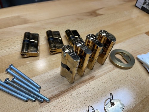 DOM Sigma Plus/ High Security Lock /Half Cylinder/With 2 Keys / Size 30 ...