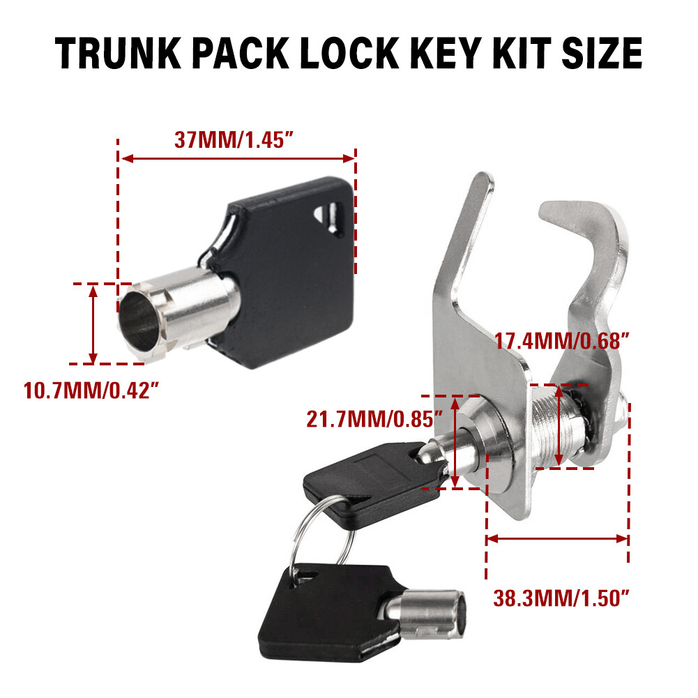 Motorcycle Pack Lock Key Kit for Harley 1992-2013 Touring Dresser FL ...