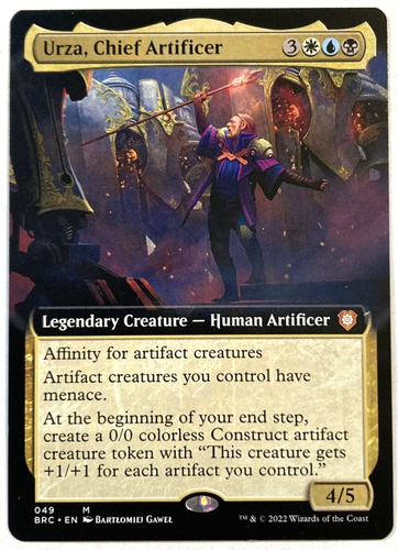 MTG Urza, Chief Artificer *EXTENDED ART* Commander: The Brothers' War ...