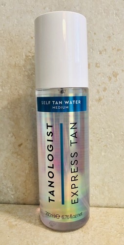 Tanologist Express Tan Self Tan Water Medium 6.76 fl.oz. Clean-Vegan ...