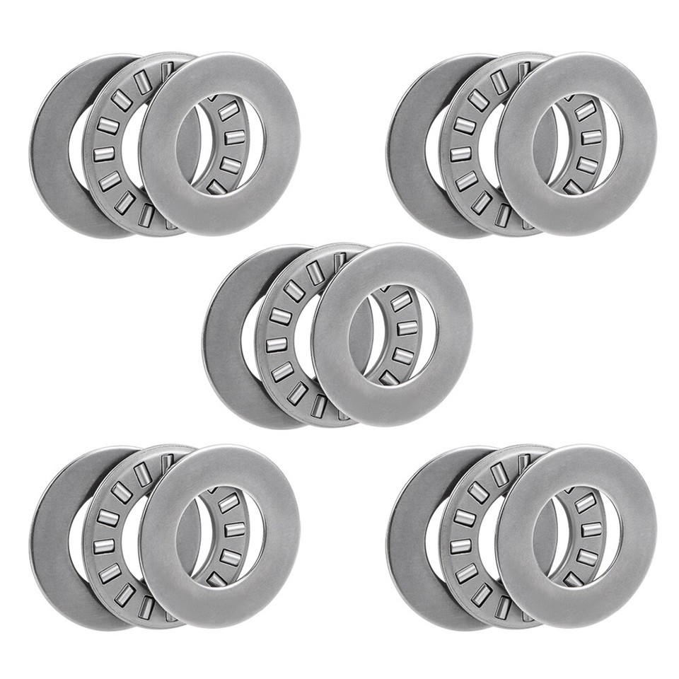 Thrust Ball Bearings Steel Pin Needle Roller Bearing Sealed 5 Sets 6 ...