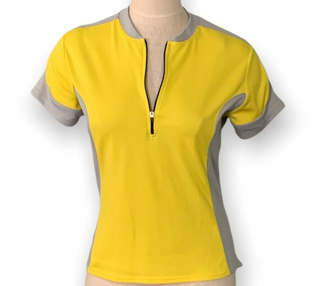 Bellwether VTG Womens L Cycling Jersey 3 Pocket Back Front Partial Zip USA#239G | eBay