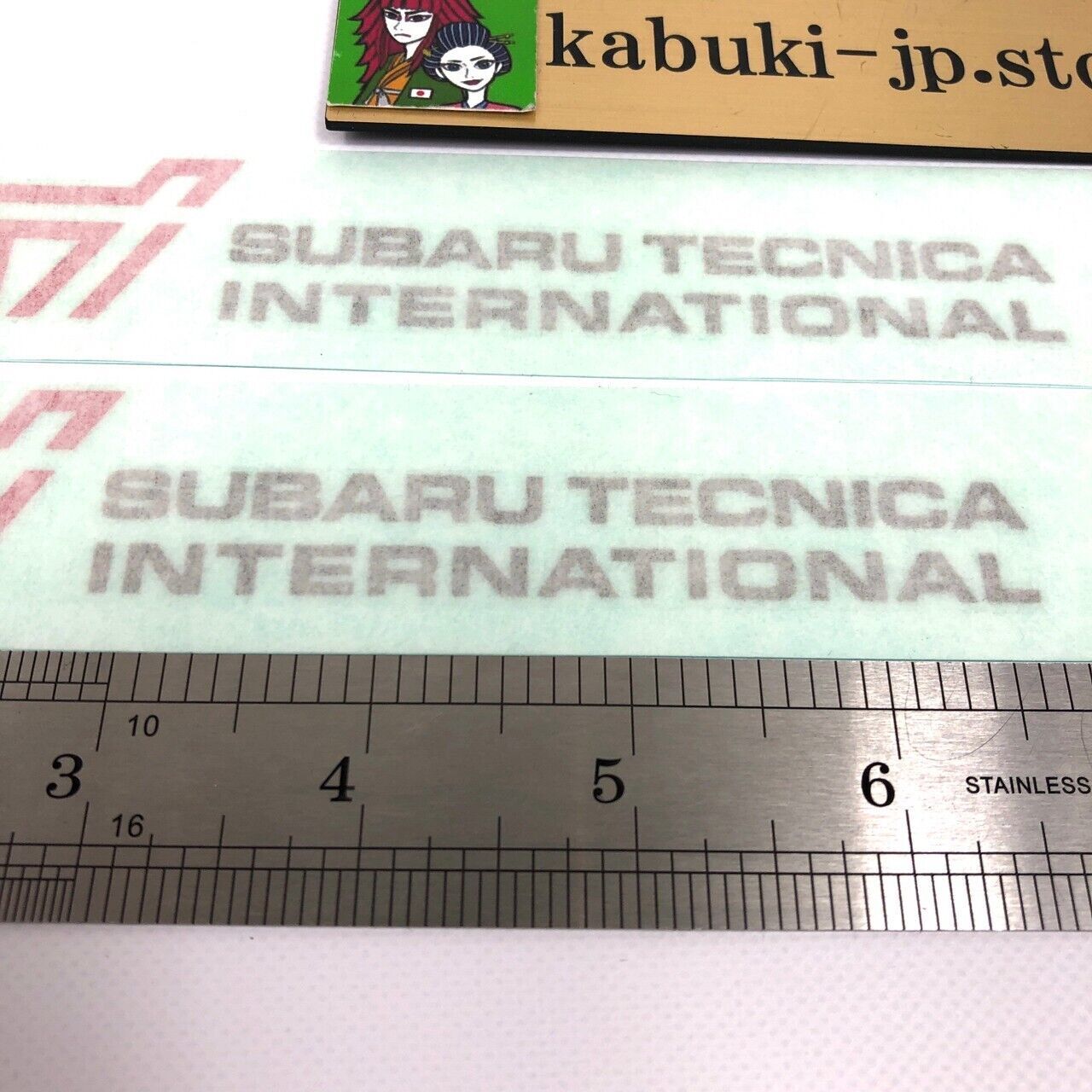 SUBARU Genuine 93063FE030×2 Impreza WRX STI GC8 Front Door Decal Set ...