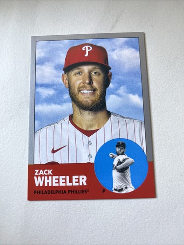 2022 Topps Archives Zach Wheeler Grey Refractor /99 Philadelphia ...