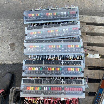 ABB FT SWITCH FT1-RH17 X2 & FTRH19 in Panel with Cover 991AH17 991AH19 ...