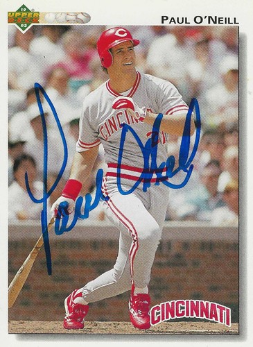 Paul O' Neill Cincinnati Reds Personally Autographed Card | eBay