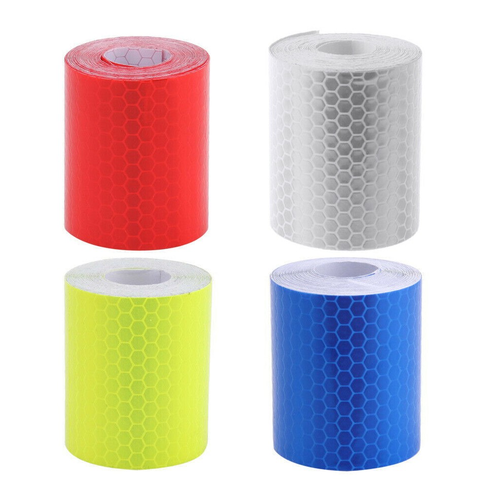 3M Reflective Safety Sticker Reflector Tape Car Night Traffic Safety ...