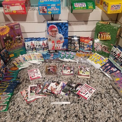 25 Card & 3 Pack Lot - 25 Atlanta Falcons Football Cards + 3 Random ...