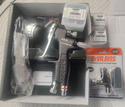 DeVilbiss PROLite Gravity High Efficiency Gun - 905044 | Set | 1/4in ...