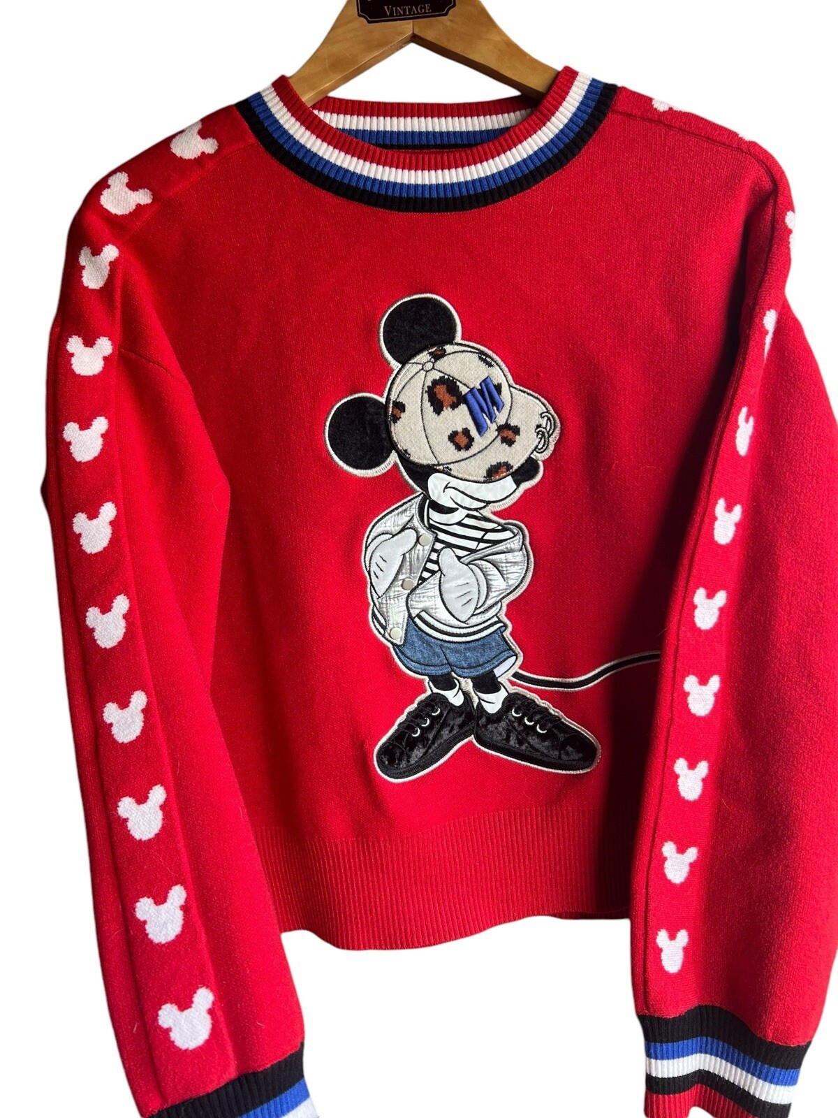 Vintage Disney Tokyo Mickey Sweater Men Size XS Pullo… - Gem