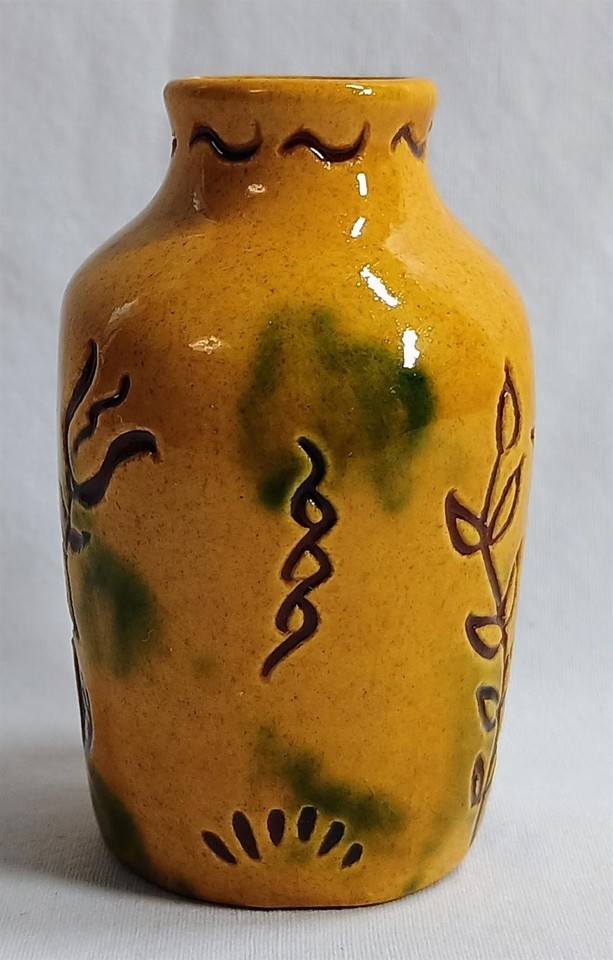 Vintage 1991 Lester Breininger Miniature Redware Pottery Vase | eBay