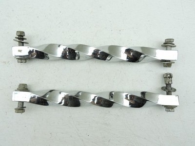 Vintage 1970s Custom Twisted Chrome Struts Harley Honda Triumph BSA ...