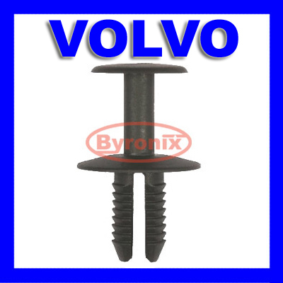 VOLVO S40 S60 BUMPER CLIPS PLASTIC TRIM FASTENERS PUSH RIVET EXTERIOR ...