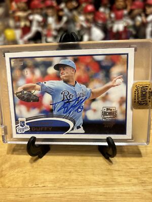 DANNY DUFFY 2017 TOPPS ARCHIVES BASEBALL AUTOGRAPH AUTO CARD 43/98 ...