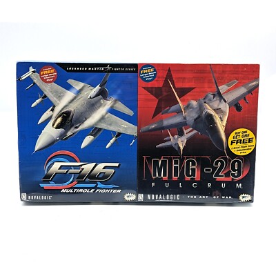 New 1999 Novalogic F-16 Multirole Fighter & Mig-29 Fulcrum PC Games 2 ...