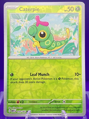 Caterpie 010/165 | SV - MEW en: 151 | Reverse Holo - English | Pokemon ...