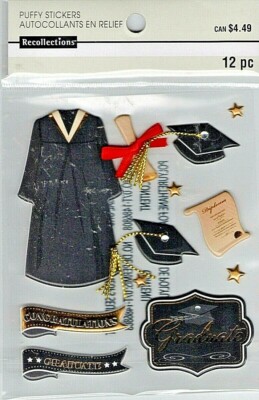 Recollections GRADUATION~Dimensional Sticker set~Gorgeous! High Quality ...
