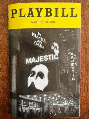 The Phantom of the Opera playbill Final performance special edition ...
