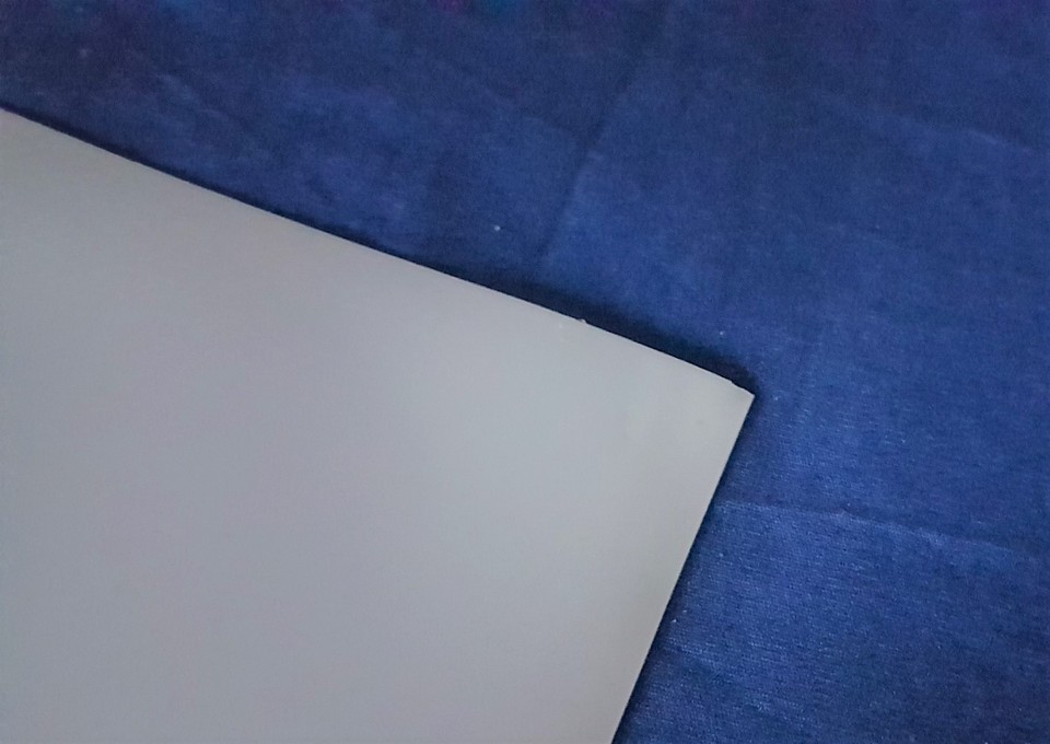 PTFE Teflon Plastic Sheet White 0.5mm or 1mm Thick Various Rectangular ...