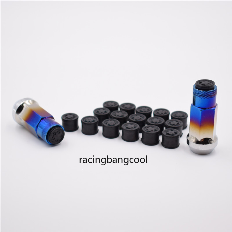 M12X1.25 Roasted Blue Wheel Nuts Wheel Lug Nuts Wheel Rim Nuts With ...