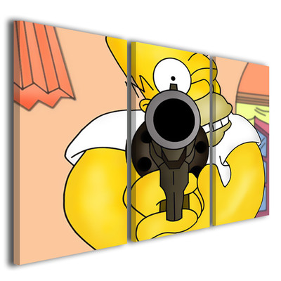 Stampe su tela canvas pop art Homer simpson quadri moderni | eBay