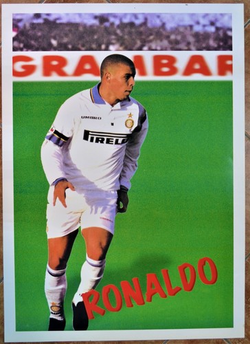 Poster Ronaldo Phenomenon Inter Years 90 | eBay