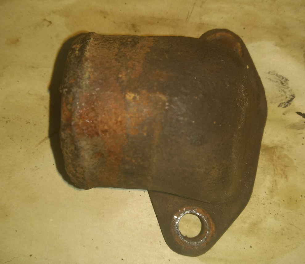 Case 1737 uniloader G148 engine top water outlet part JI CASE skid ...