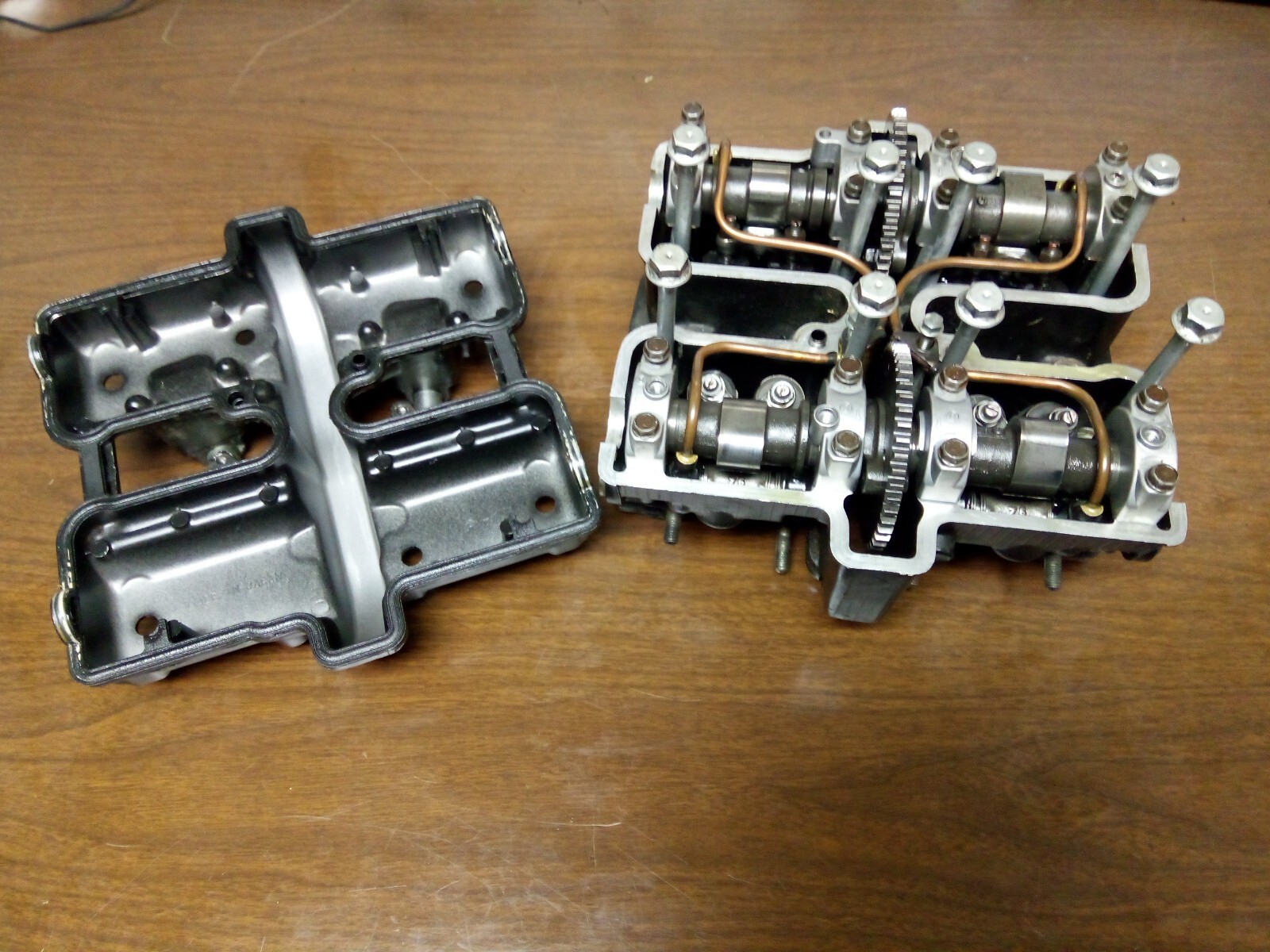 SALE!! 1989 Kawasaki EX500 Complete Cylinder Head Valve Cover Engine 87 ...