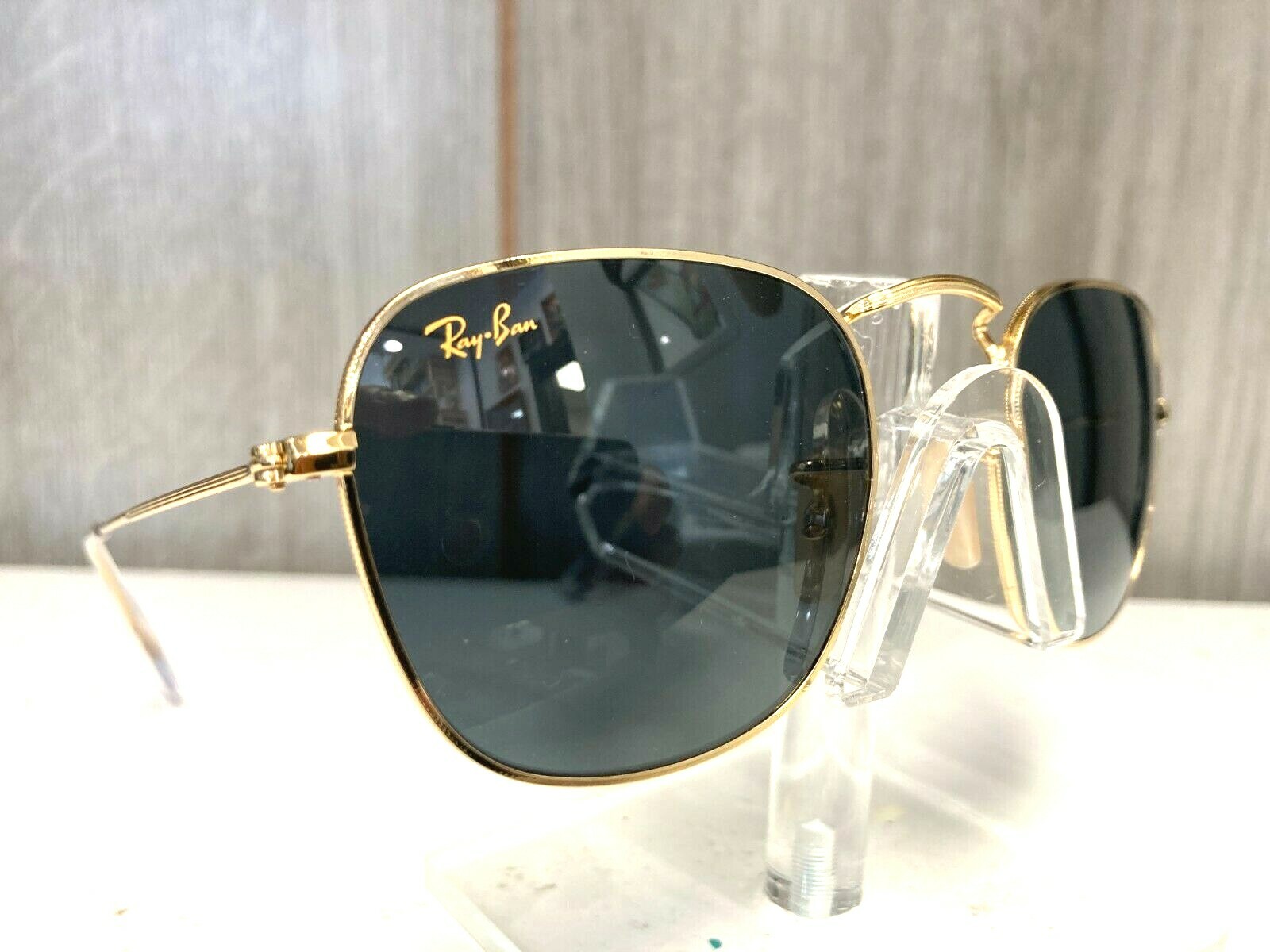 Sunglasses Ray-Ban Frank RB3857 9196/r5 51 Gold Legend Blue for sale ...