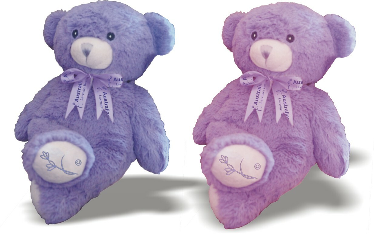 Australian Made Heat Pack Bear Soft Plush Cuddly Stuff Toys Lavender ...