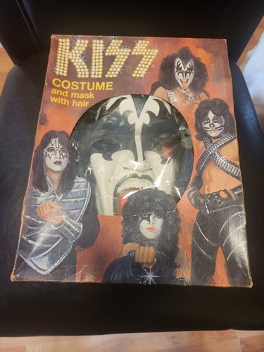 KISS GENE SIMMONS 1978 HALLOWEEN MASK COSTUME, AUCOIN Mgmt. EXC Rare | eBay