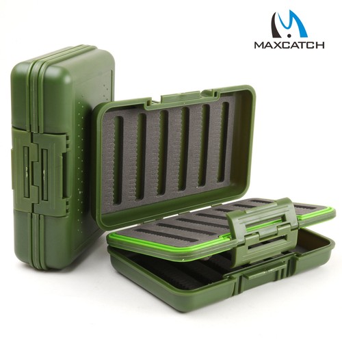 Maxcatch Waterproof Fly Box Slit Foam Swing Leaf Storage Fishing 590 ...