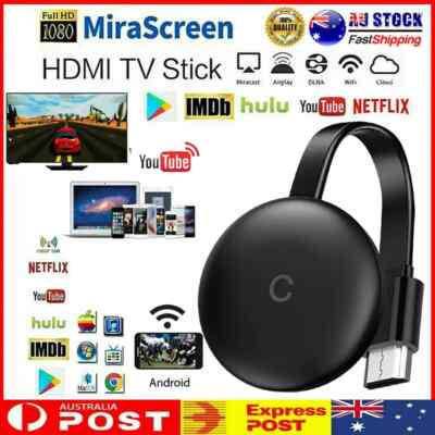 For Chromecast Google Wireless HDMI 4K 2.4GHz 5GHz Display Media ...